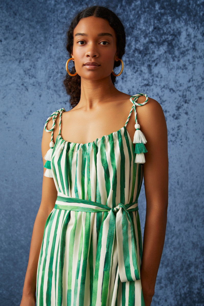 Vertical Striped Dress